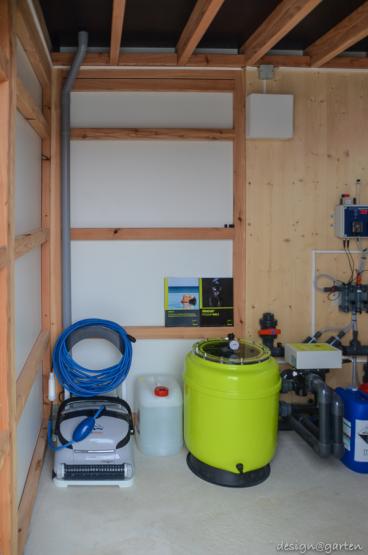 Poolhaus für Pooltechnik | design@garten